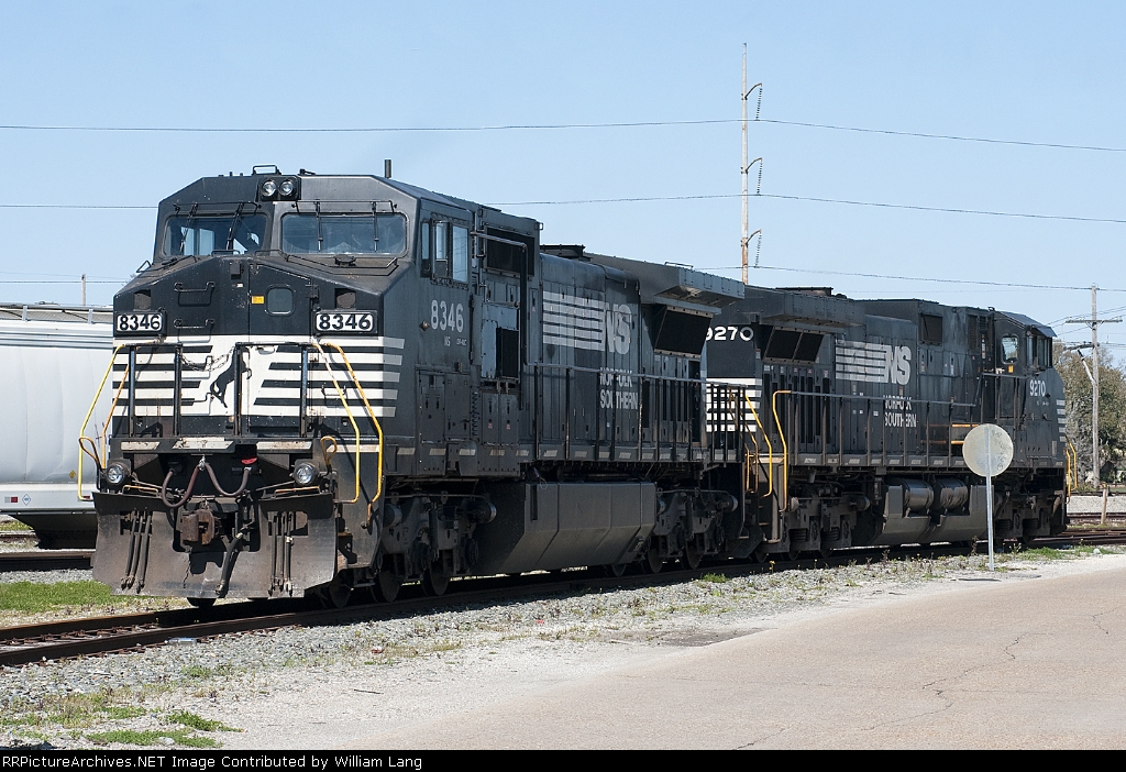 NS 8346/9270 at KCS West Yard